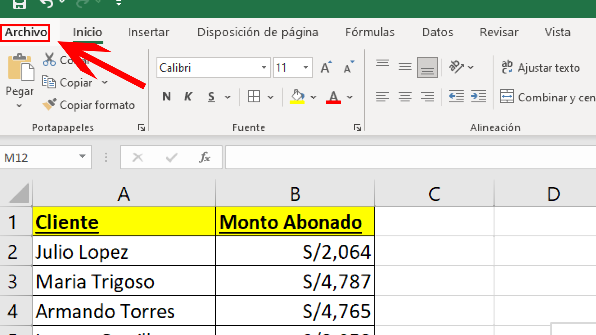 Trabaja en Excel con la nube OneDrive