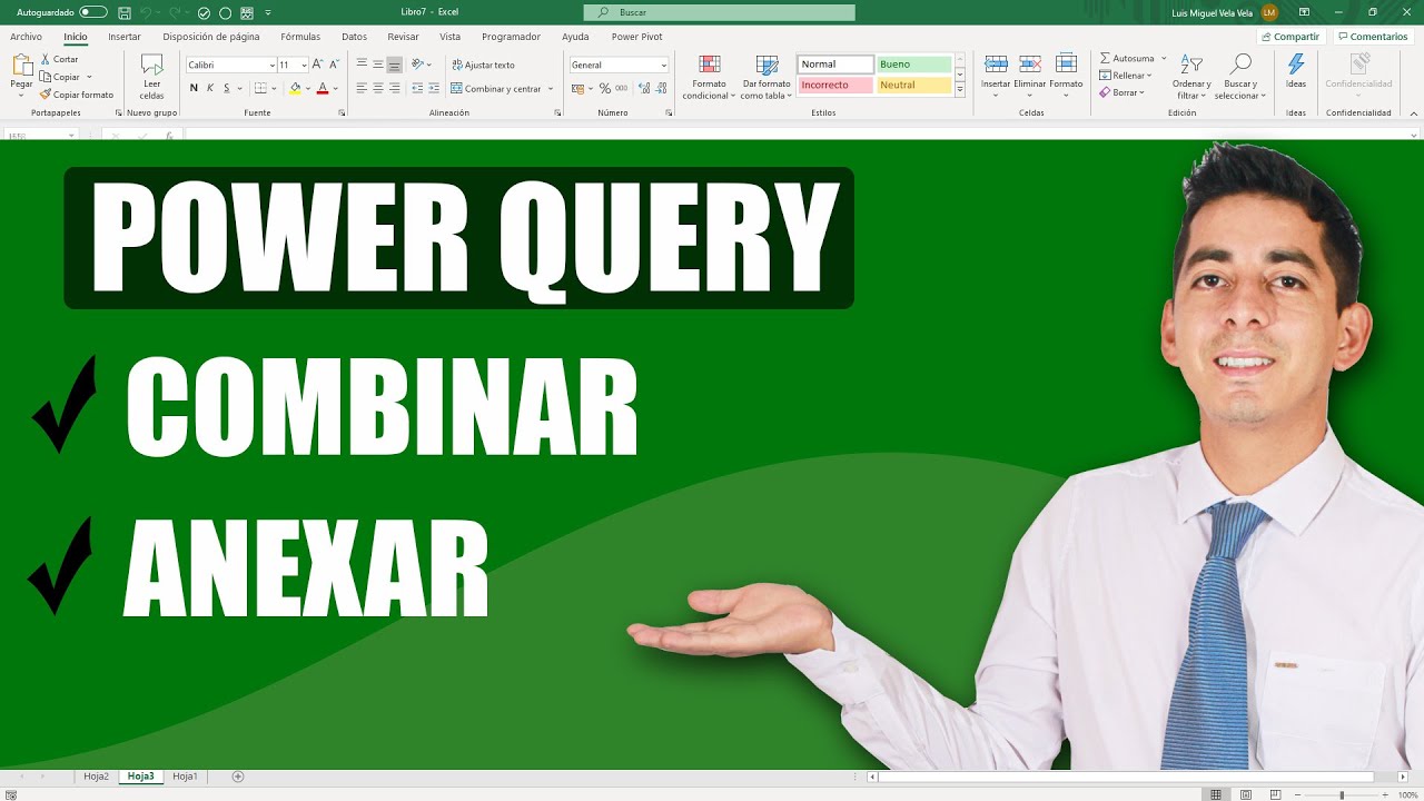 Administrar, combinar y anexar datos con Power Query