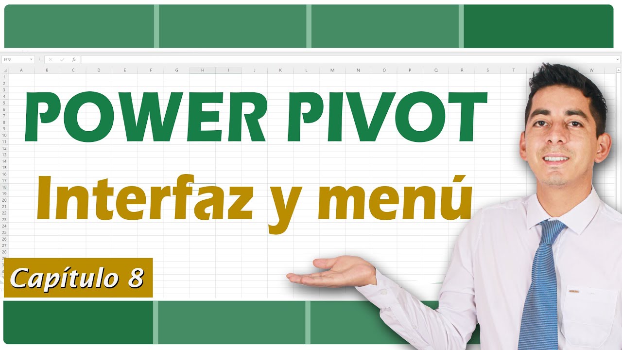 Interfaz y menú de Power Pivot en Excel