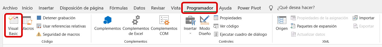 Creación De Un Formulario Con Macros Vba