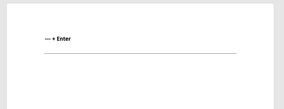 Como hacer líneas horizontales en Word