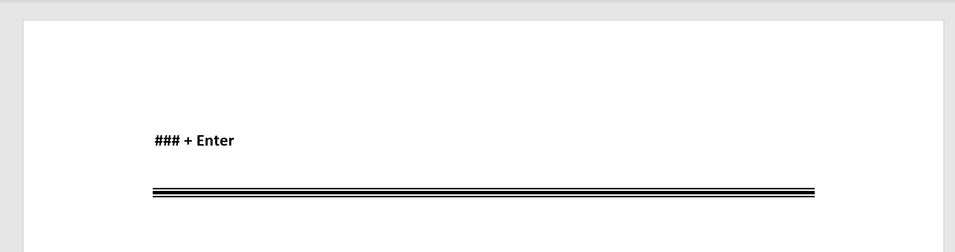 Como hacer líneas horizontales en Word