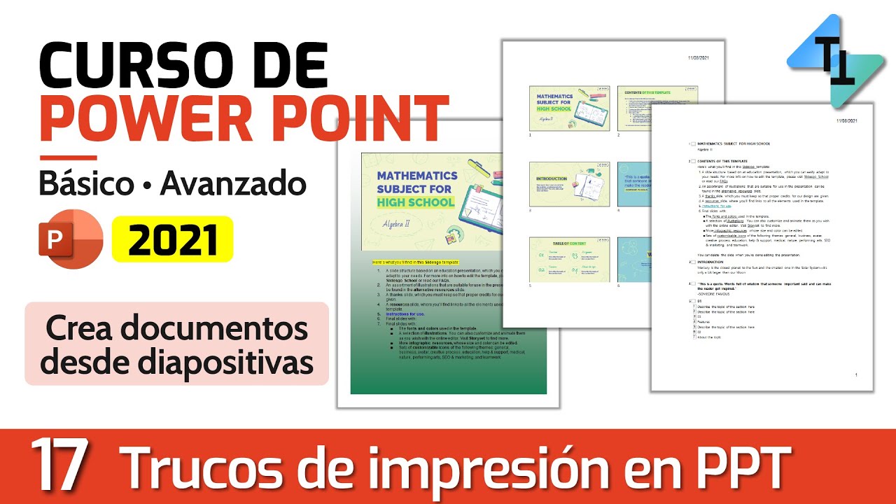 Cómo configurar las vistas de diapositivas para imprimir