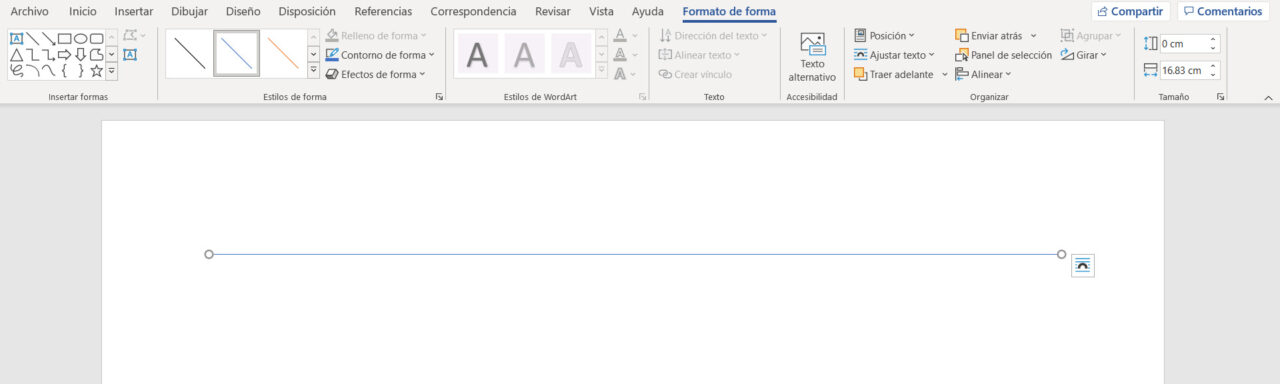 Como hacer líneas horizontales en Word