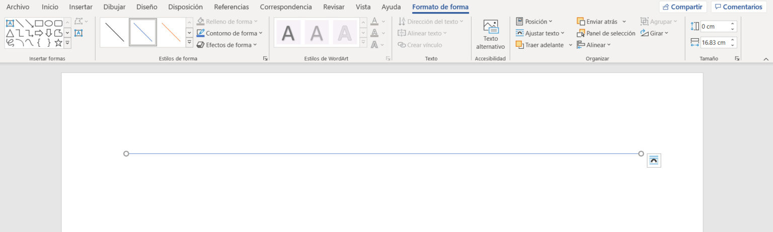 Como hacer líneas horizontales en Word