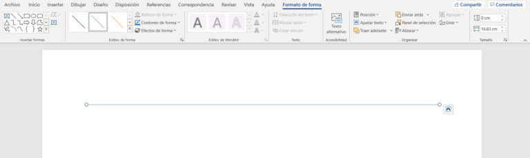 Como hacer líneas horizontales en Word