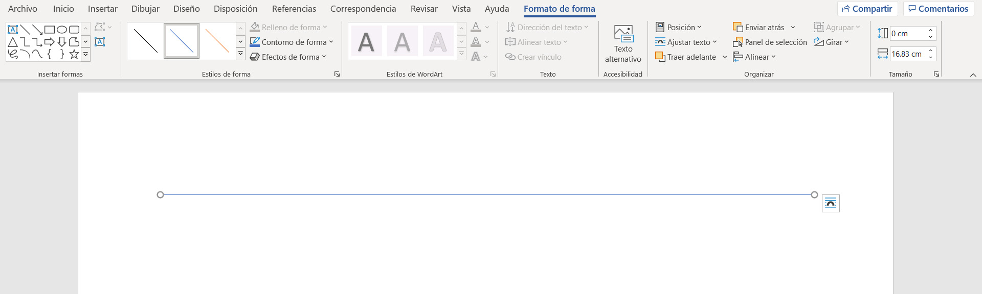 Como hacer líneas horizontales en Word