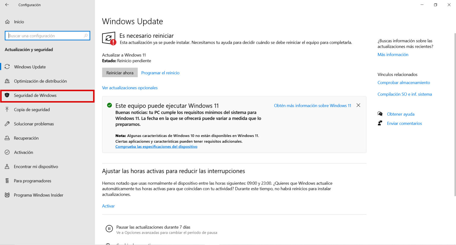 Desactivar el antivirus Windows Defender en Windows 10