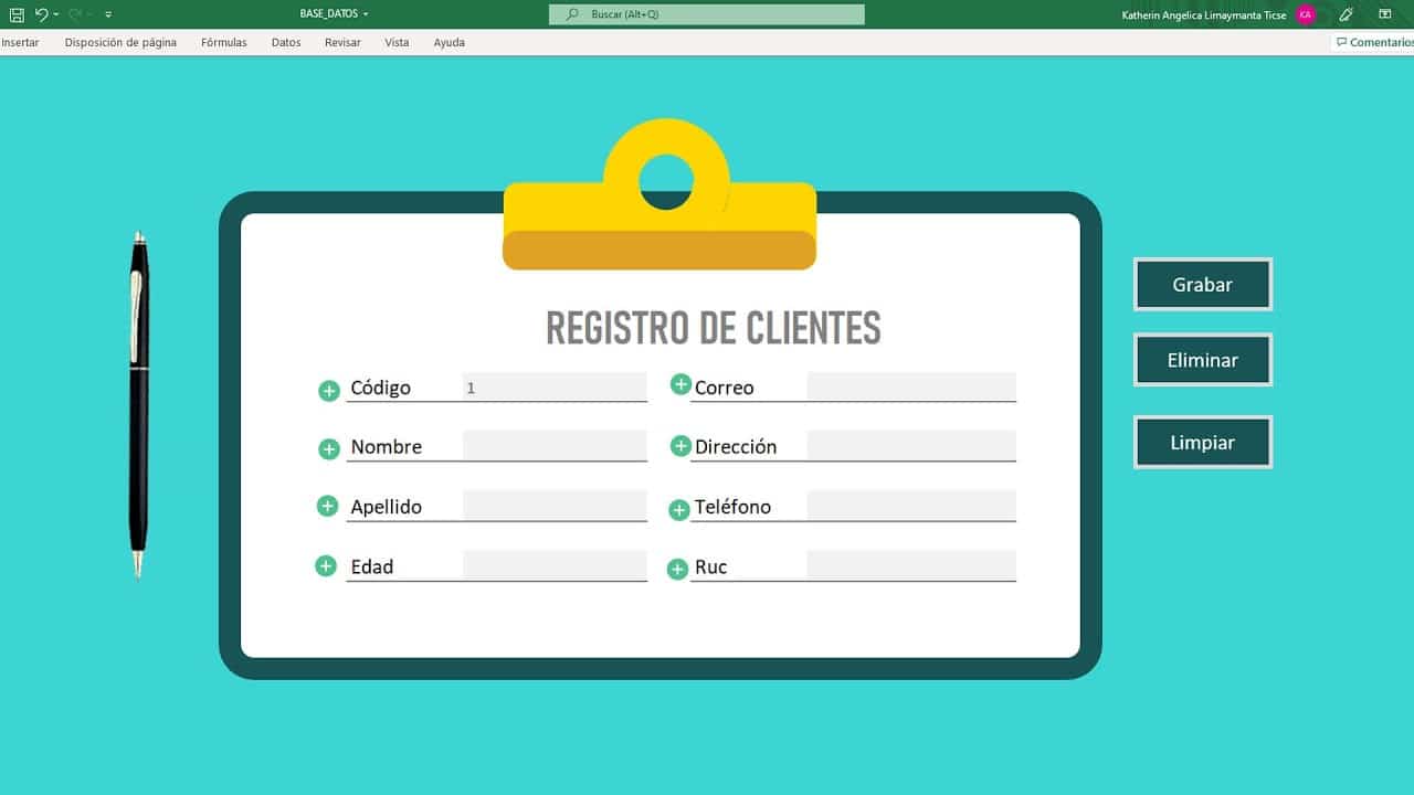 Crear Una Base De Datos En Excel