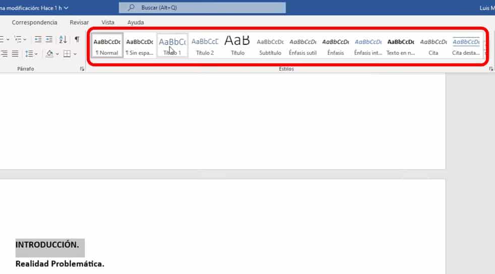 INSERTAR ÍNDICE AUTOMÁTICO | NORMAS APA 7ma EDICIÓN