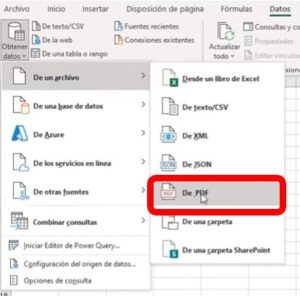 Como importar tus archivos PDF a Excel