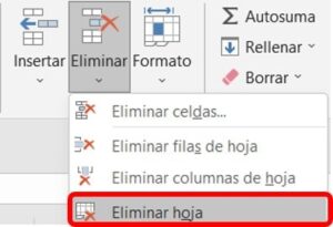 🏅 Como eliminar hojas de Excel
