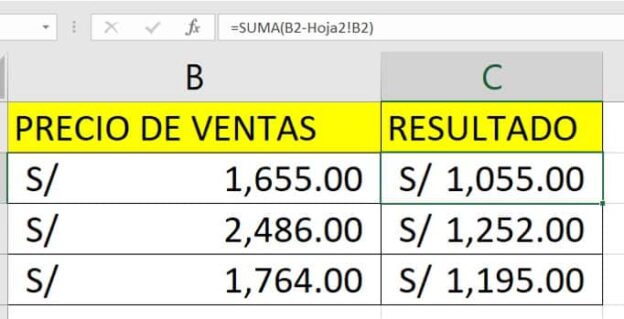 🧠 Fórmulas para restar en Excel