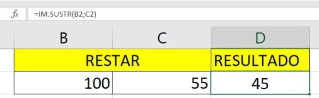 🧠 Fórmulas para restar en Excel