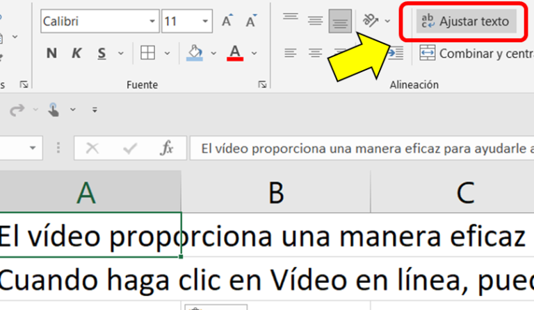 🏅 Como hacer un salto de línea en Excel