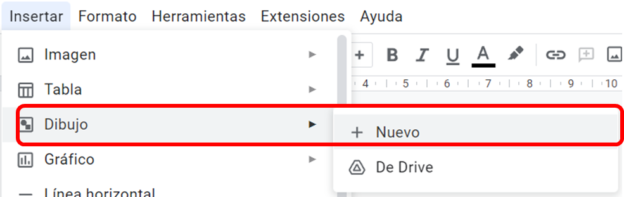 Cuadro de texto en Google Docs