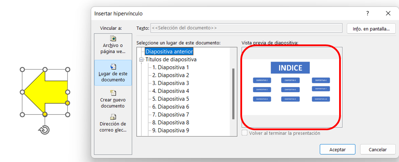 Cómo hacer un índice en PowerPoint