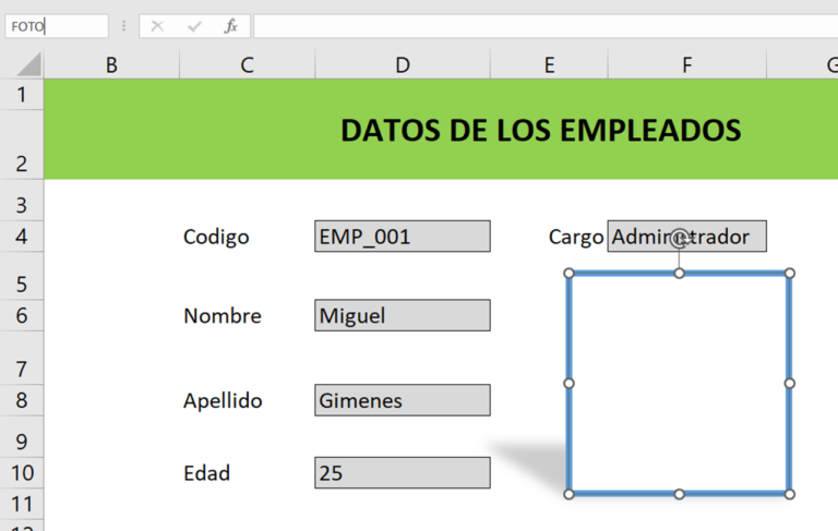 🚀 Base de datos con fotos en Excel en Macros VBA