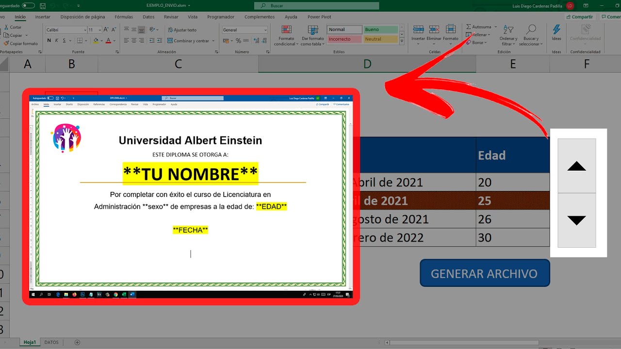 Como Enviar Datos Desde Excel A Word Con Macros Vba