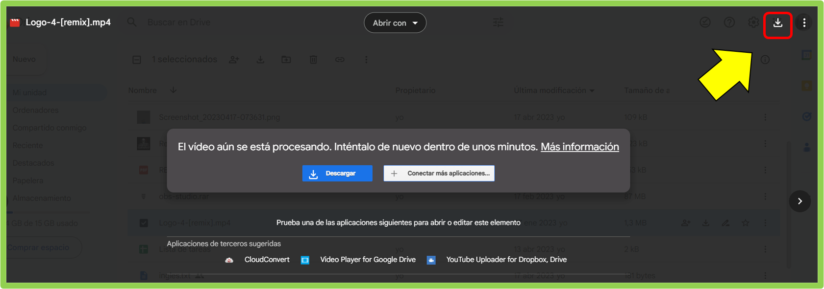 Como compartir fotos y videos con Google Drive