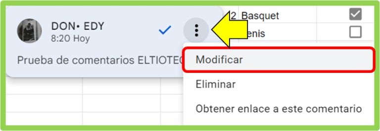 Como usar los comentarios en Google Drive